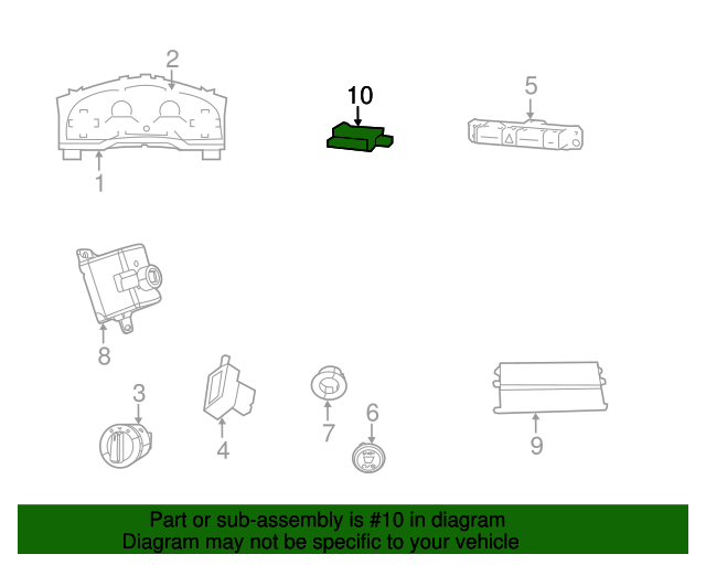 2009-2020 Mopar Compass Module 68264745AA | TascaParts.com