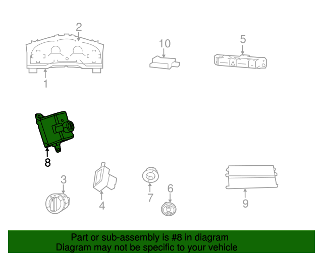 2010-2016 Mopar Wireless Ignition Node Rec 68105738af | TascaParts.com