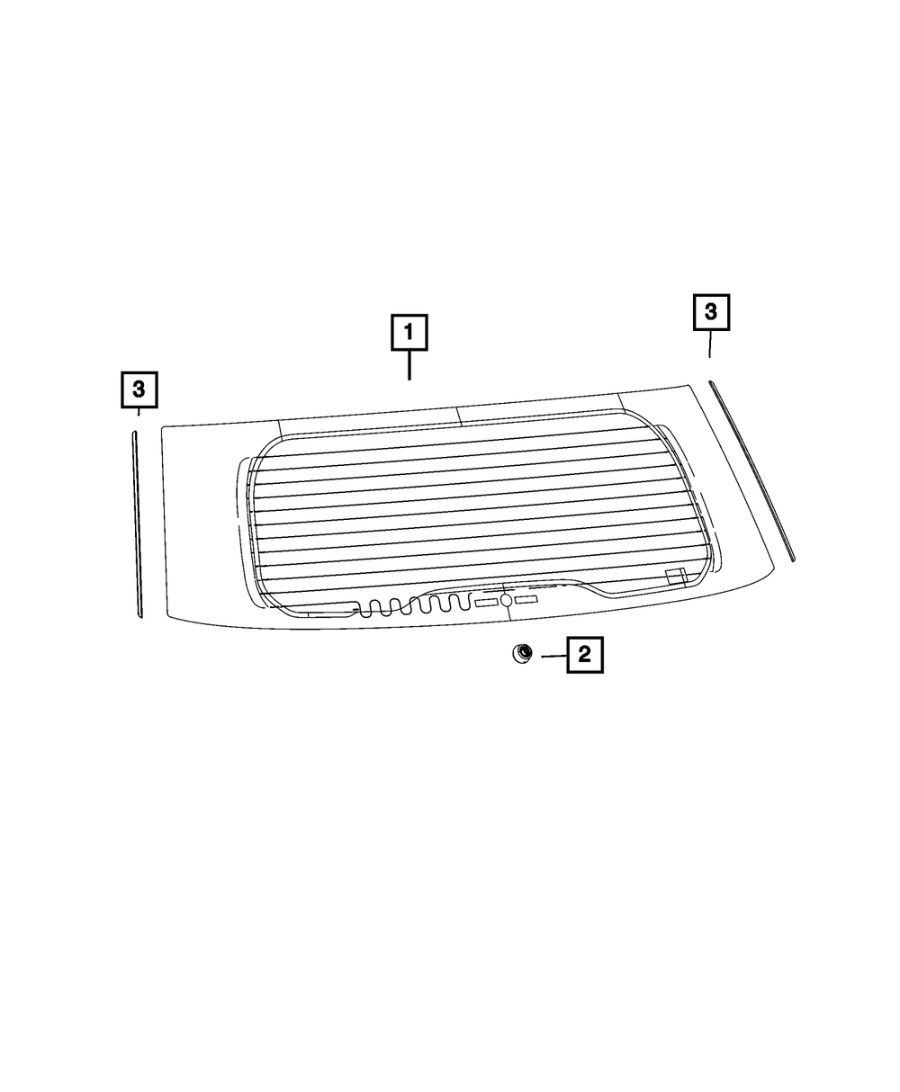 2021-2025 Jeep Glass Grommet 68459032AA | My Mopar Parts