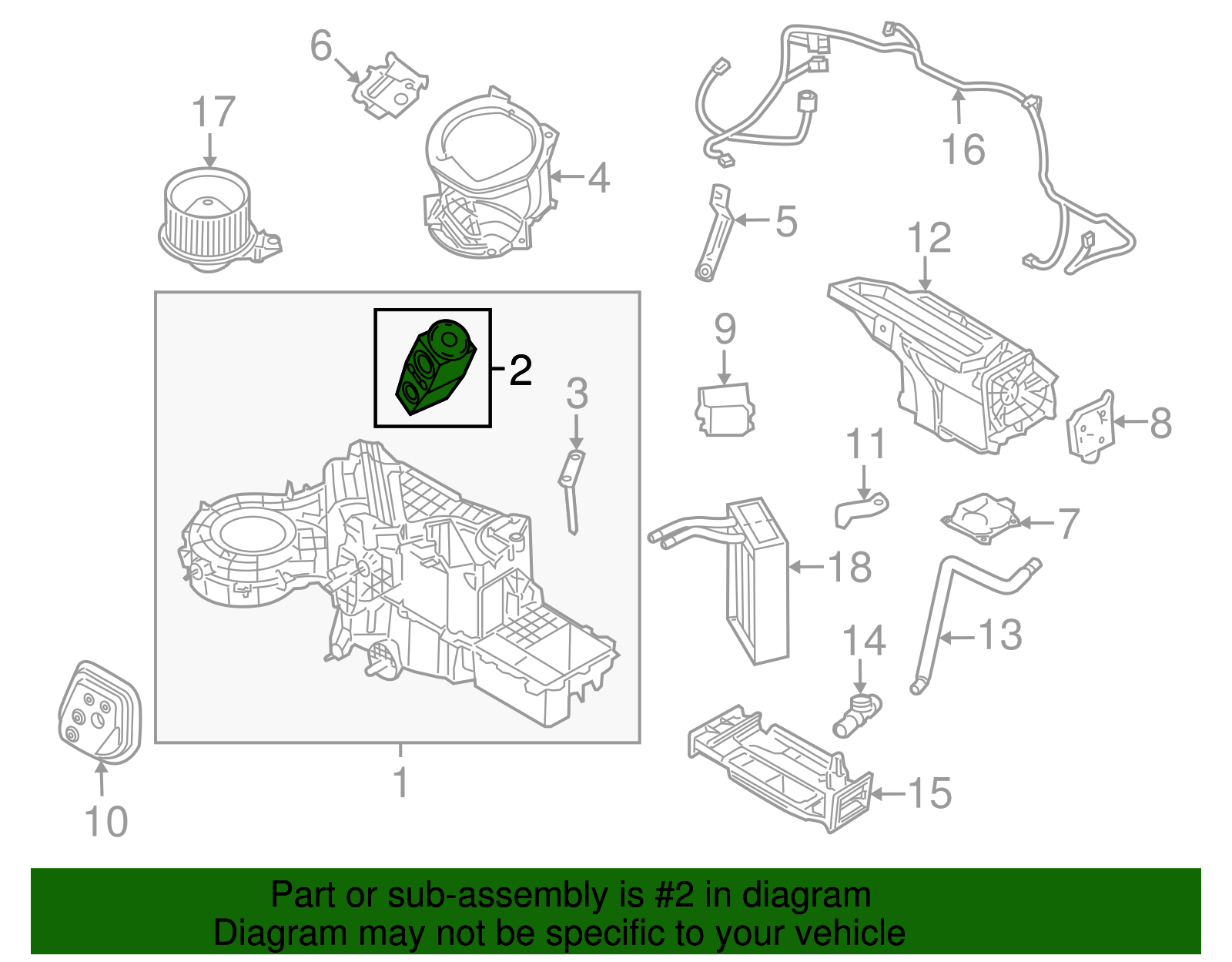 9L3Z-19849-A - Expansion Valve 2009-2017 Ford | Ford Parts Direct