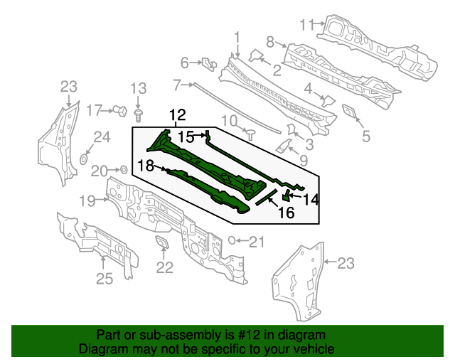 2016-2019 Nissan Titan XD Extension Panel 66315-EZ10B | QuirkParts