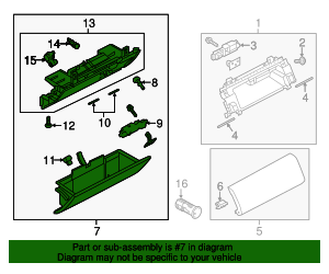 2016-2022 Land Rover Range Rover Glove Box Assembly LR084591 | OEM ...