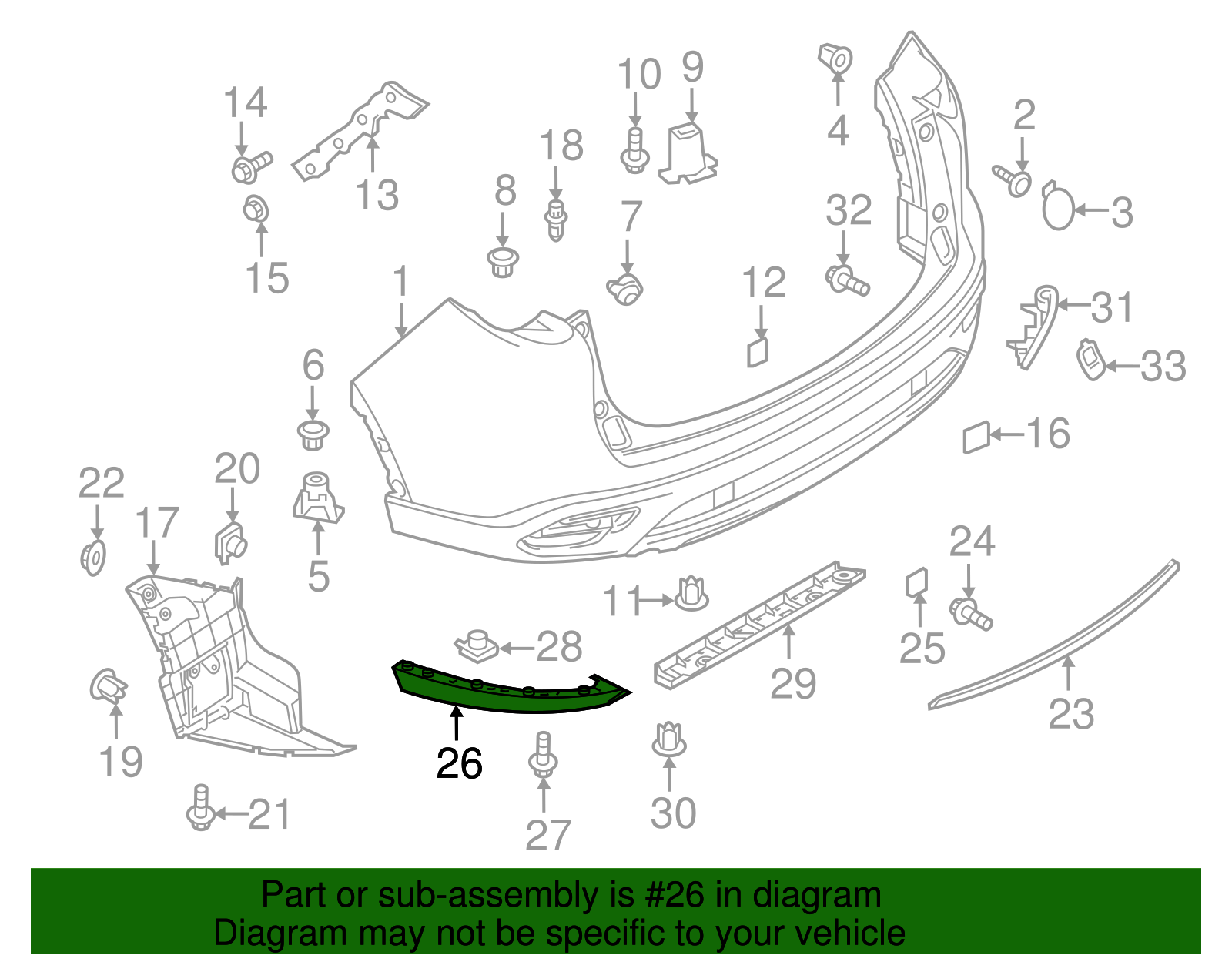 2016-2023 Mazda CX-9 Valance TK48-50-371 | RealMazdaParts.com