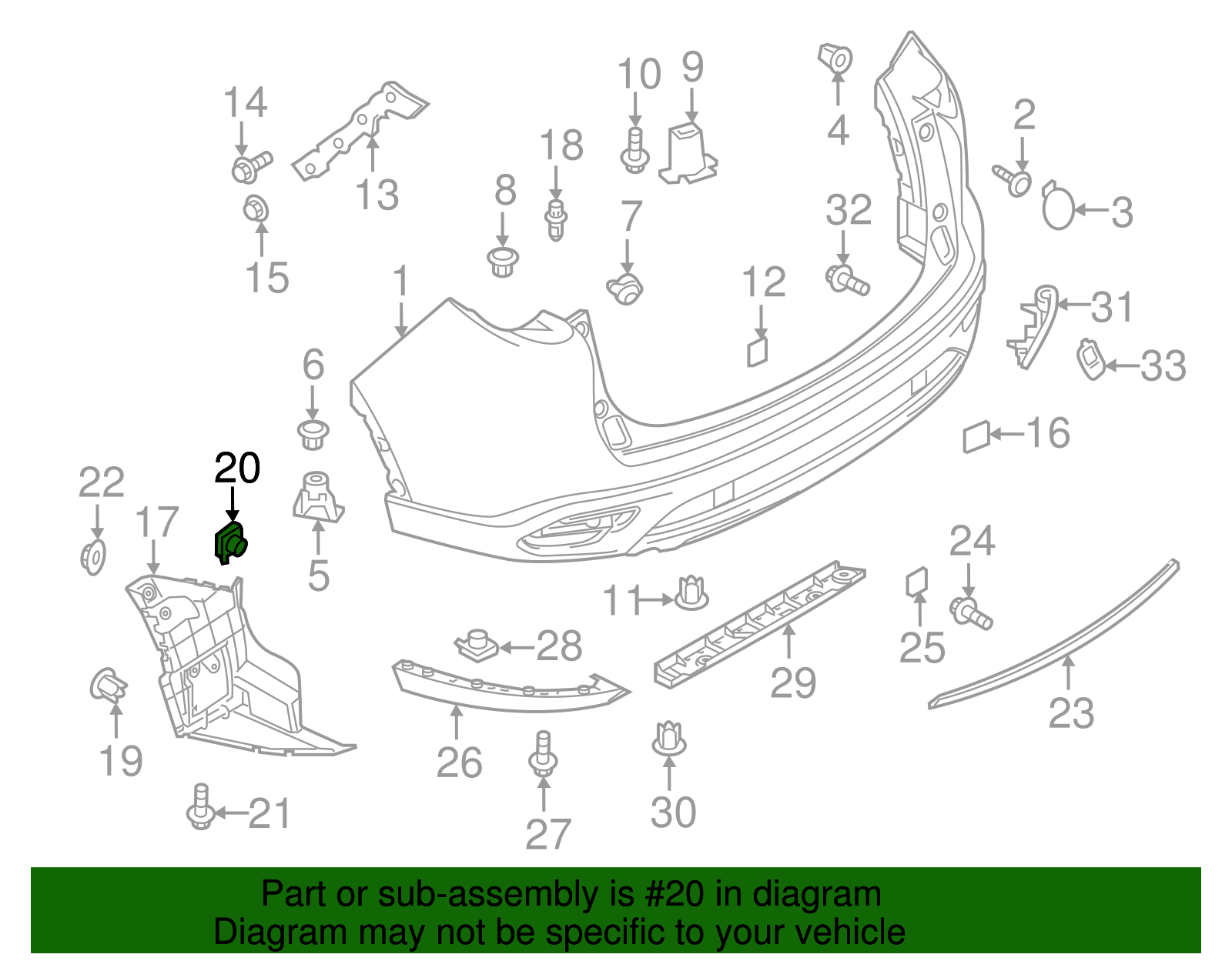 2016-2024 Mazda Splash Shield Grommet BCKA-50-0Z1 | OEM Parts Online