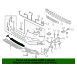 2013-2016 Audi Lower Grille 8K0-807-647-A | Audi USA Parts