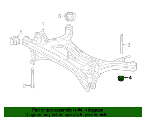 2016-2025 Toyota Suspension Cross-Member Nut 90178-A0110 | Toyota Parts ...