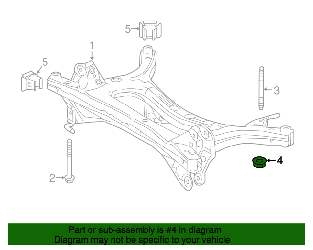 2016-2024 Toyota Suspension Cross-Member Nut 90178-A0110 | Toyota Parts ...