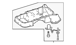 156-010-03-01 - Oil Pan 2012-2015 Mercedes-Benz C 63 AMG® | Mercedes ...