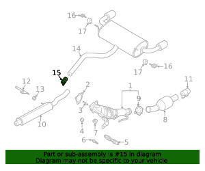 2018-2023 Ford Exhaust Pipe Clamp GU2Z-5K256-A | Blue Springs Ford Parts
