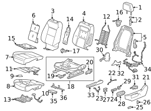 2019-2024 GM Adjust Motor 13513002 GM | GMPartsDirect.com