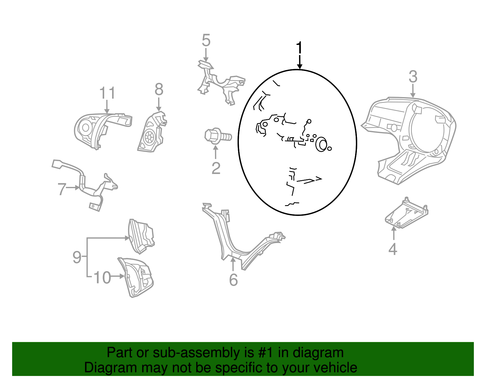 78501-TR0-A51ZA - 2012-2015 Honda Civic - Grip *NH167L* (Leather ...