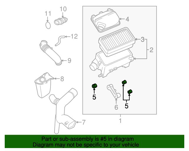 2000-2022 GM OEM NEW 00-21 GM Buick Chevrolet Air Cleaner Body Intake ...