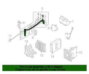 2004-2008 Chevrolet Number 3 Spark Plug Cylinder Wire 96497776 ...
