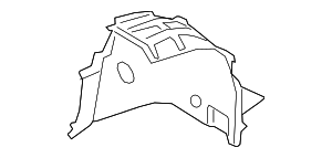 Genuine BMW 51-71-8-070-521 | Rear Fender Liner | FREE Shipping on Most ...