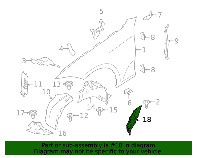 51-13-8-074-925 - Brake Air Duct 2021-2024 BMW M4 | AutoNationParts.com