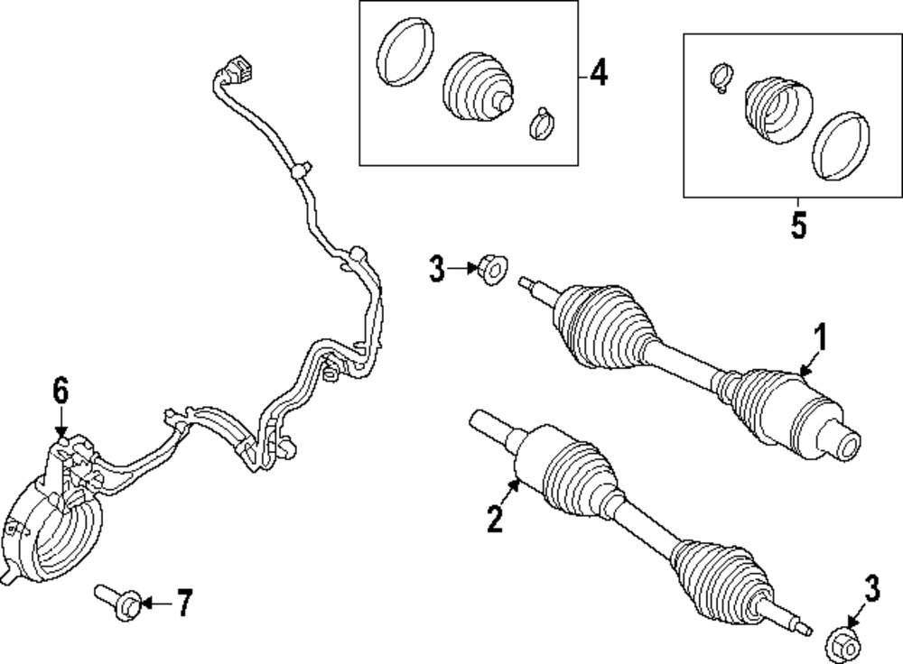 2024-2025 Ford F-150 Axle Assembly RL3Z-3A427-A | OEM Parts Online