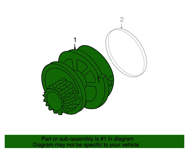 2004-2008 Chevrolet Engine Water Pump 96930074 | TascaParts.com