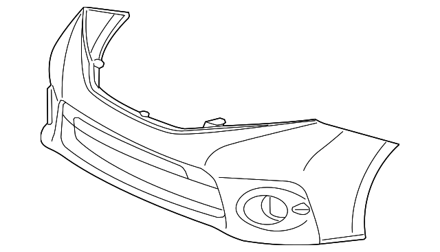 52119-08903 - Cover Front Bumper L P | Nucar Toyota of North Attleboro