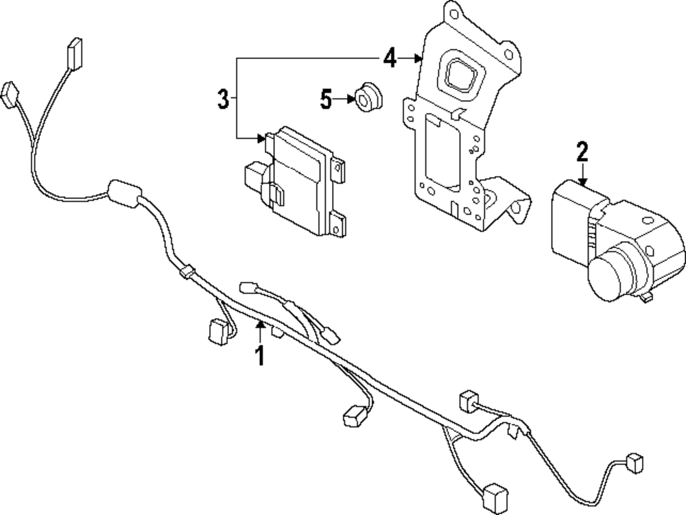 2022-2023 Hyundai Elantra N Reverse Sensor 99310-AA100-XFB | OEM Parts ...