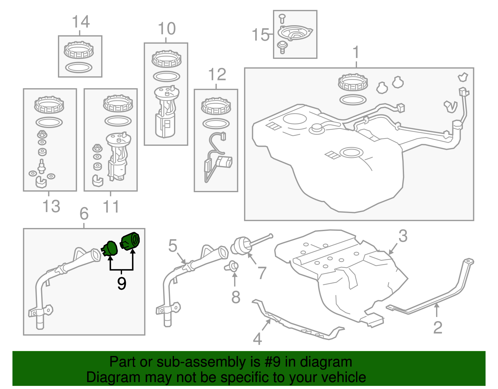 17060-TG7-A01 - 2017-2020 Acura MDX - Shutter Set, Fuel (Cap Less ...