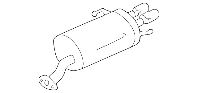 KL14-40-100C - Muffler & Pipe 1995-2002 Mazda Millenia | Florida Mazda ...