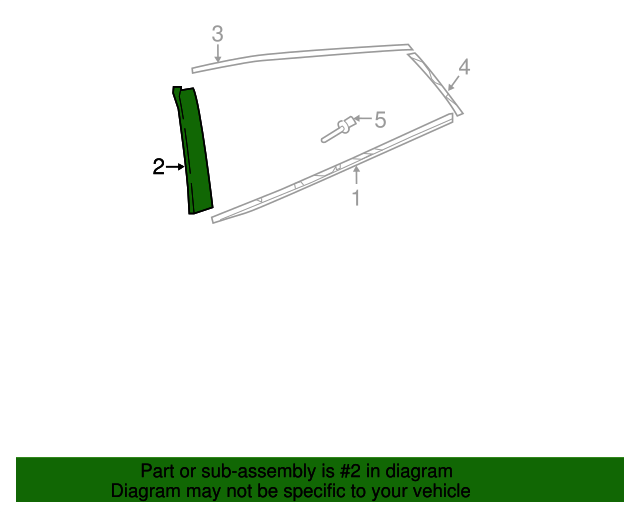 2017-2022 Toyota Door Applique 75761-47060 | Toyota Parts Center