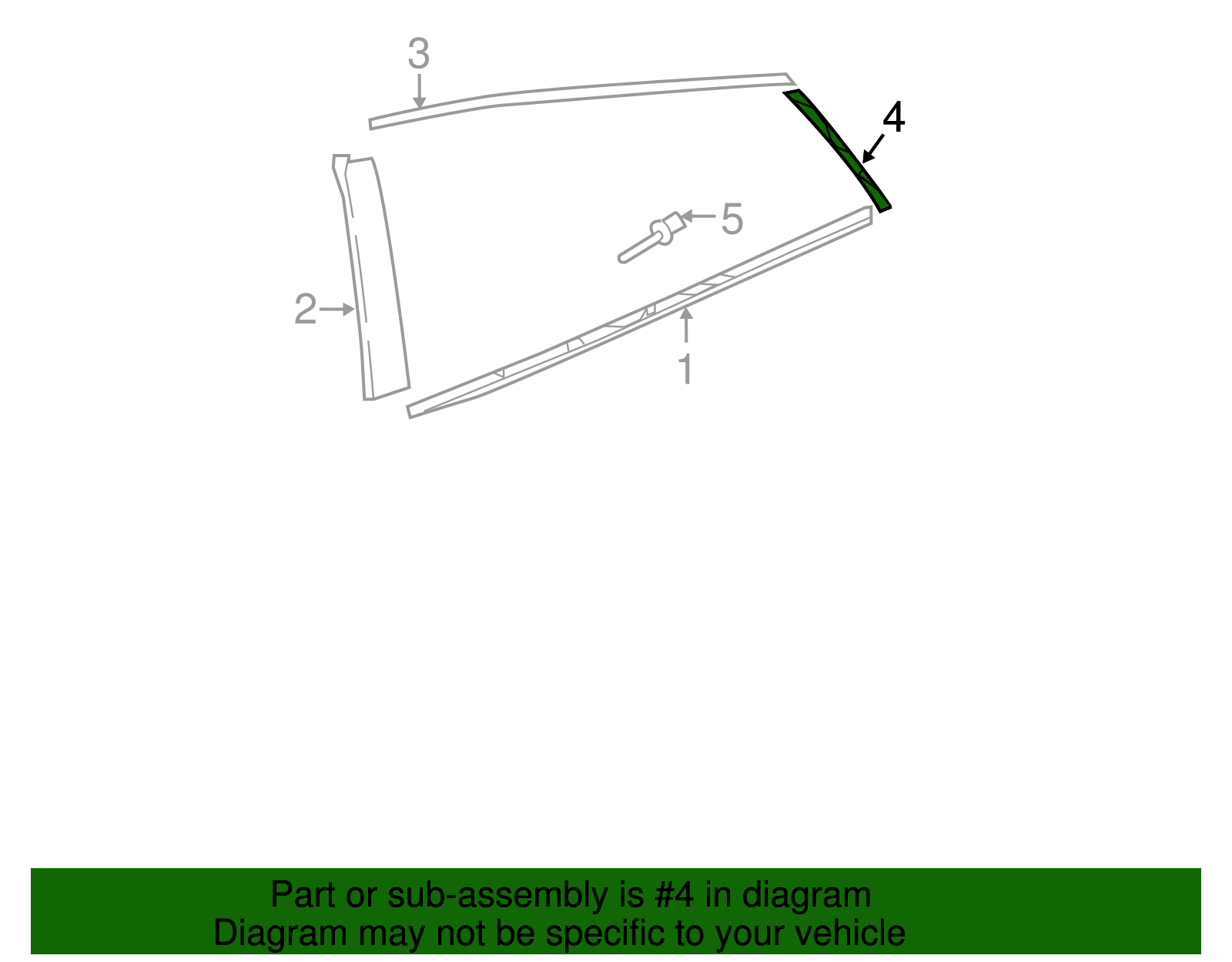 2016-2022 Toyota Frame Molding 75766-47010 | OEM Parts Online