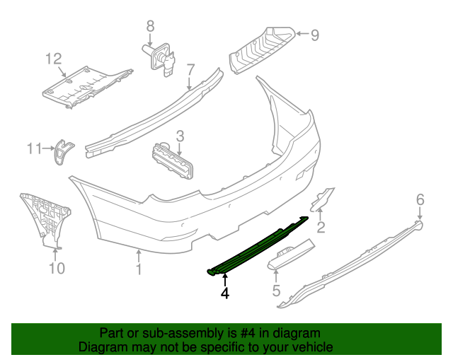 Genuine BMW 51-12-7-896-846 | Lower Reinforced | FREE Shipping on Most ...