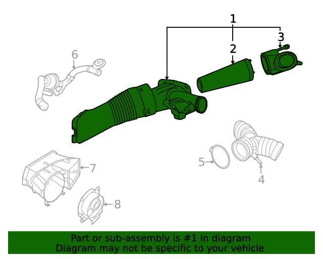2015-2023 Porsche Air Cleaner Assembly 981-110-021-03 | Porsche Marin