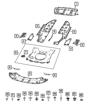 2012-2025 Mopar Spring Nut 6509800AA | Mopar Parts Store