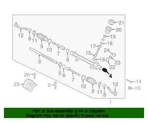 2012-2019 Kia Rack Bushing 56521-2K000 | Retail Performance Auto Parts