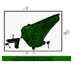 2017-2020 Cadillac XT5 Passenger Side Headlamp 84826666 GM ...