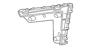 2017-2022 Cadillac XT5 Front Bumper Fascia Head Lamp Opening Bracket ...