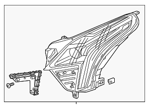 2017-2020 Cadillac XT5 Passenger Side Headlamp 84826666 GM ...