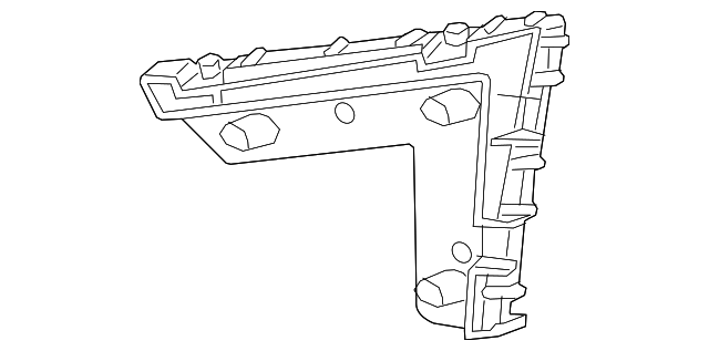 84133966 - Front Bumper Fascia Head Lamp Opening Bracket 2017-2024 ...