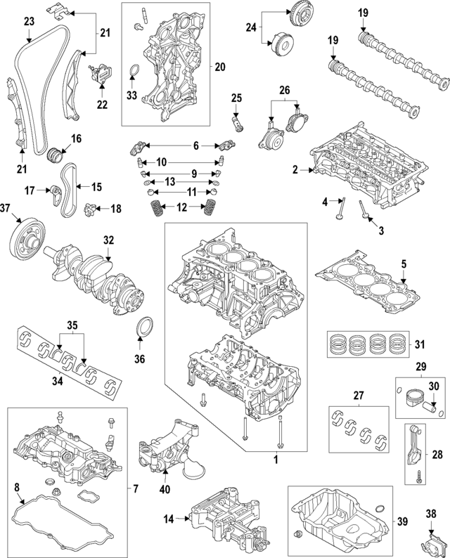 Genuine Oil Pump for 2020-2024 Hyundai | Part# 21310-2S500 | Hyundai ...