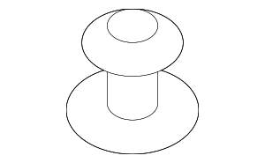 Genuine Fender Liner Rivet for 2009-2025 Hyundai | Part# 14160-03080 ...