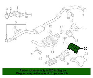 Genuine BMW 51-48-7-414-341 | Heat Shield | FREE Shipping on Most ...