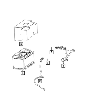 2015-2017 Chrysler 200 Battery Positive Wiring 68189588AI | Mopar.com ...