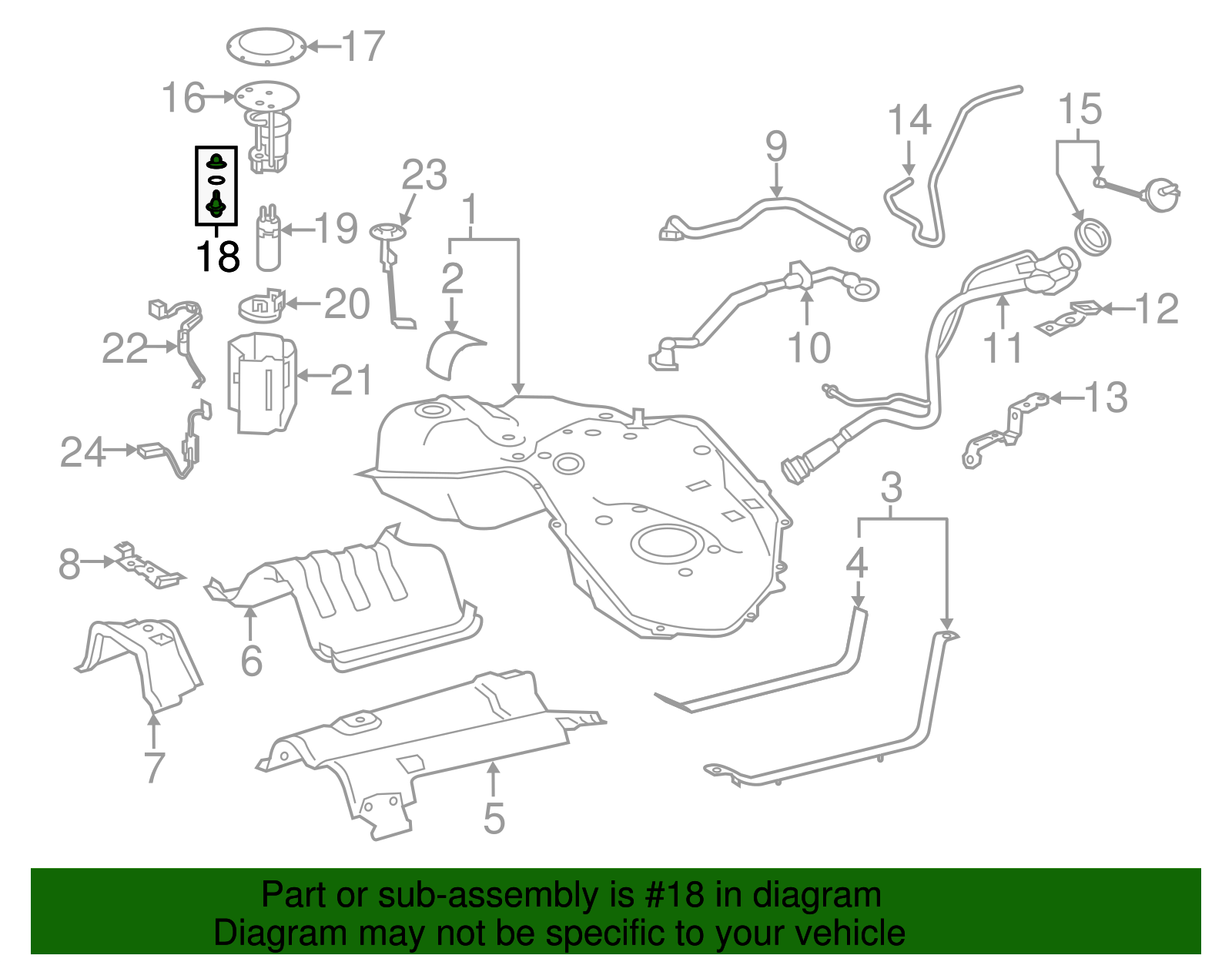 23070-36010 - Fuel Pressure Regulator 2015-2025 Lexus | Longo Lexus Parts