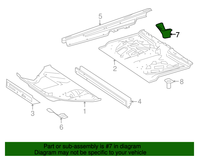 451-610-14-31 - Bracket 2008-2015 Smart Fortwo | Mercedes-Benz USA Parts