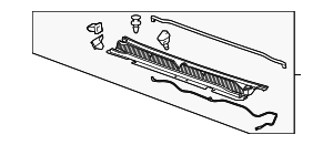 2015-2020 Cadillac Black Air Inlet Grille Panel 23454606 ...