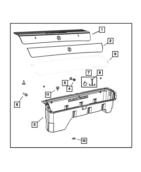 Pick-up Box and Fuel Filler Door for 2012 Ram 3500 | Mopar Parts Unlimited