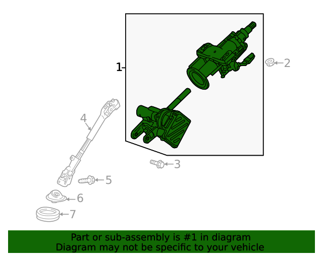 2022-2023 Chevrolet Steering Column with Assist Motor 42783088 | Auto ...