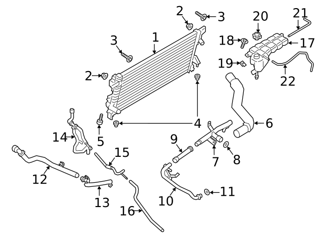 Hose JL3Z-8597-B | TascaParts.com