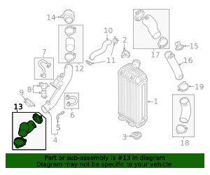 28283-2GTA1 - Inter-Cooler Hose - 2017-2020 Hyundai | World OEM Parts ...