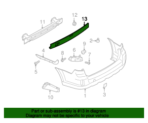 2010-2014 Subaru Outback Energy Absorber 57705AJ02B | Subaru Online Parts