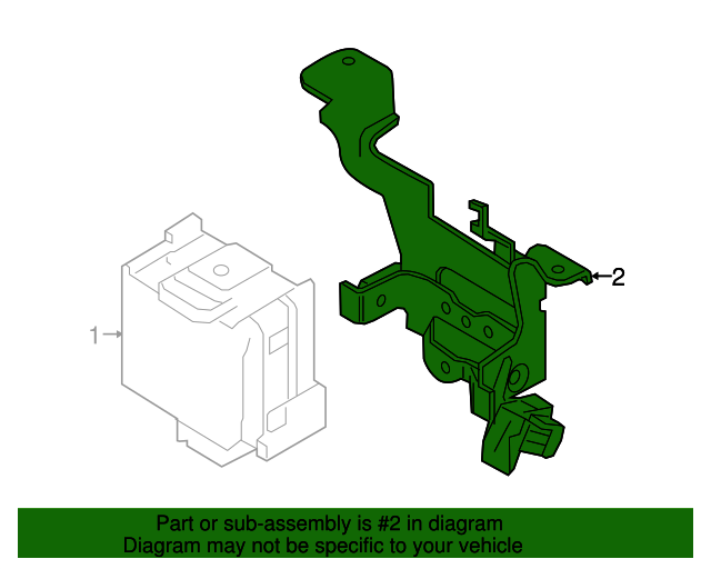 28452-5AA4A - Mount Bracket - 2015-2018 Nissan Murano | Conicelli Nissan