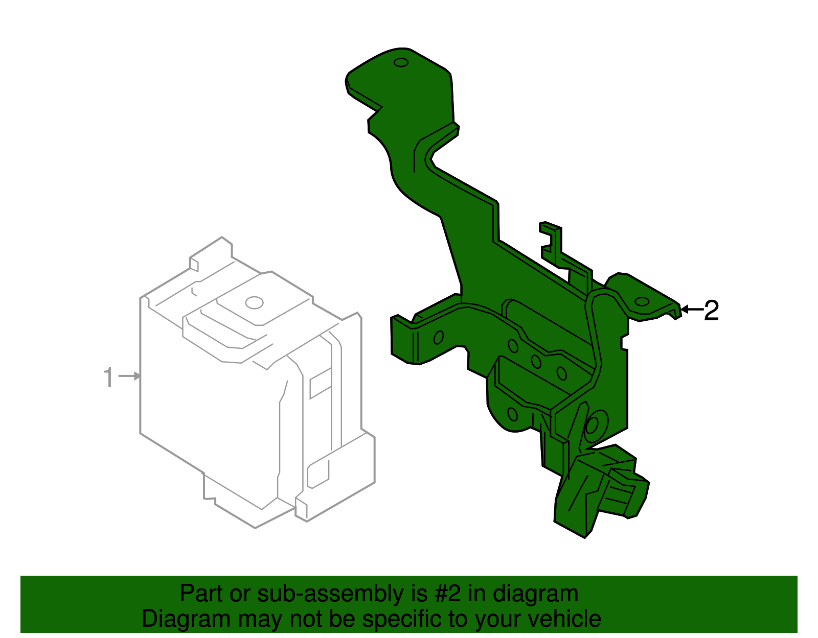 2019-2024 Nissan Murano Mount Bracket 28452-9UF0A | Burien Nissan Parts