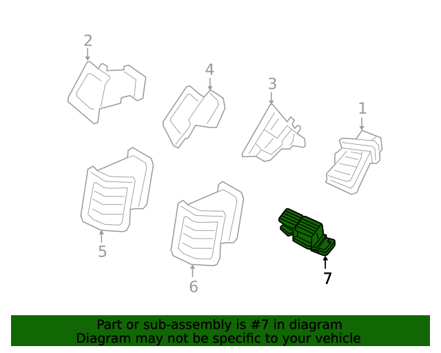 2019-2022 Volvo Center Grille 31469682 | TascaParts.com